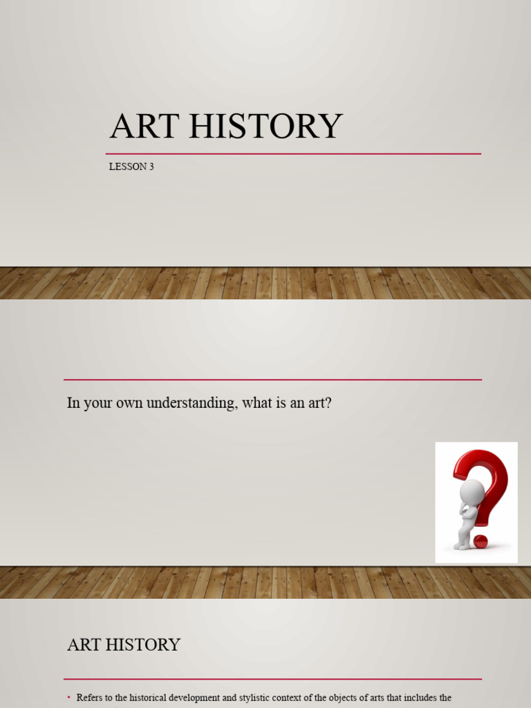 Art History | PDF | Art History | The Arts