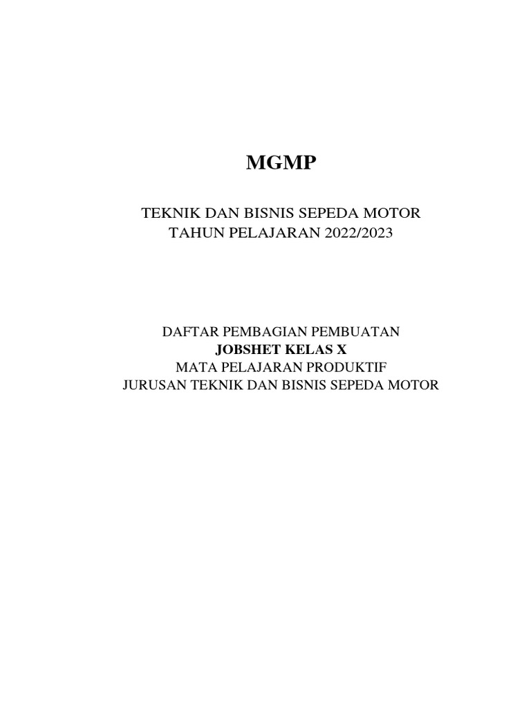 KI KD Silabus TBSM | PDF