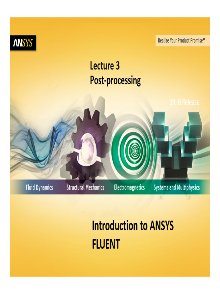 Introduction To ANSYS FLUENT | PDF | 3 D Computer Graphics | Velocity