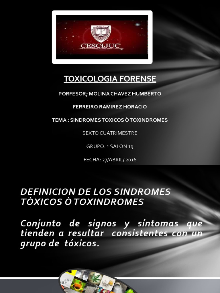 Sindrome Tox | PDF