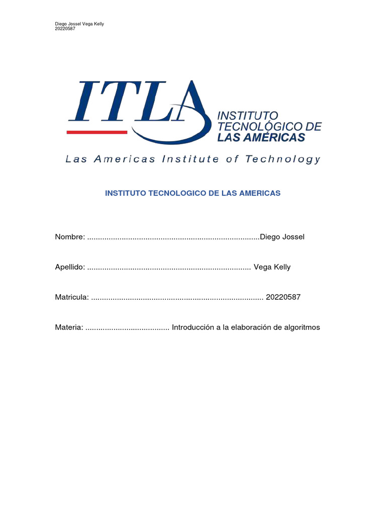 5 Algoritmos Intro Algoritmos Diego | PDF