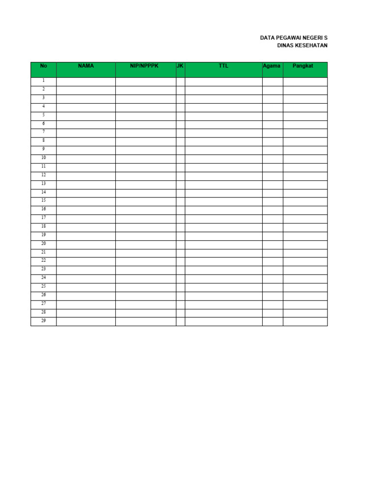 Data Asn Dan Non Asn | PDF
