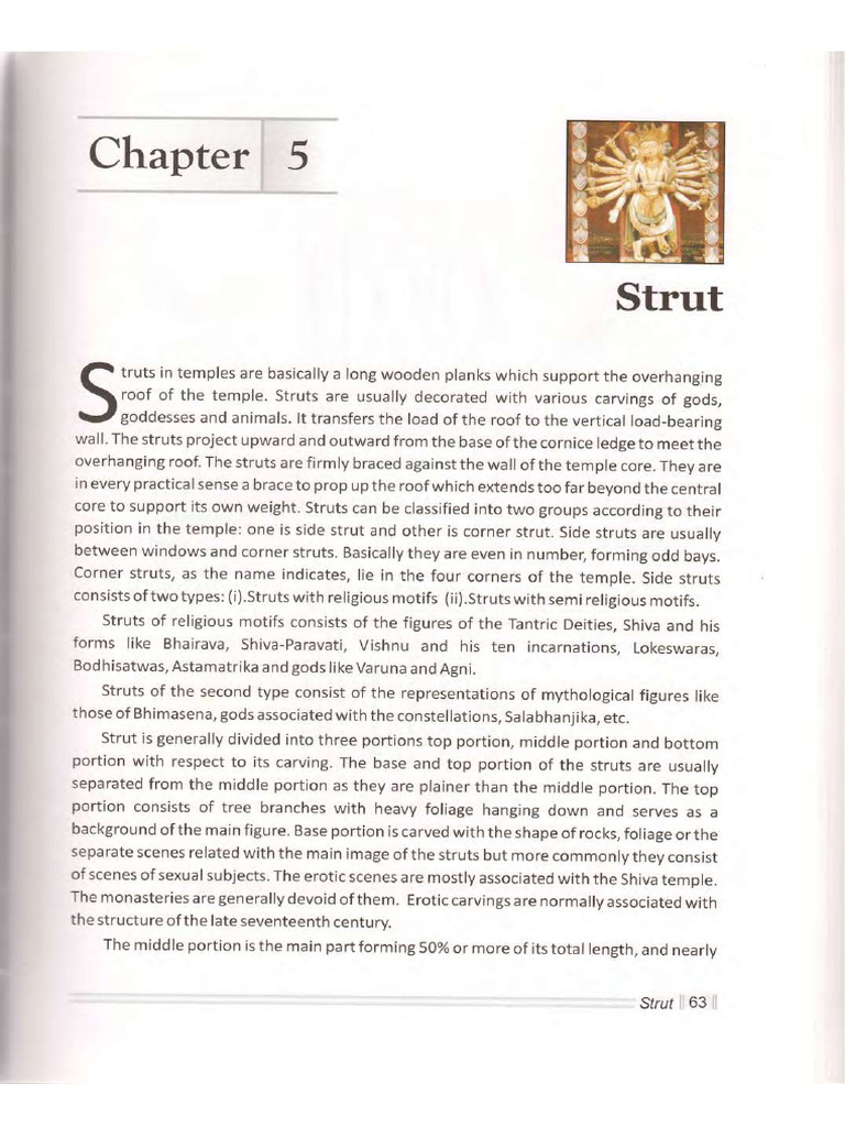 Struts from Elements of Nepalese Temple Architecture 16.9.23 | PDF