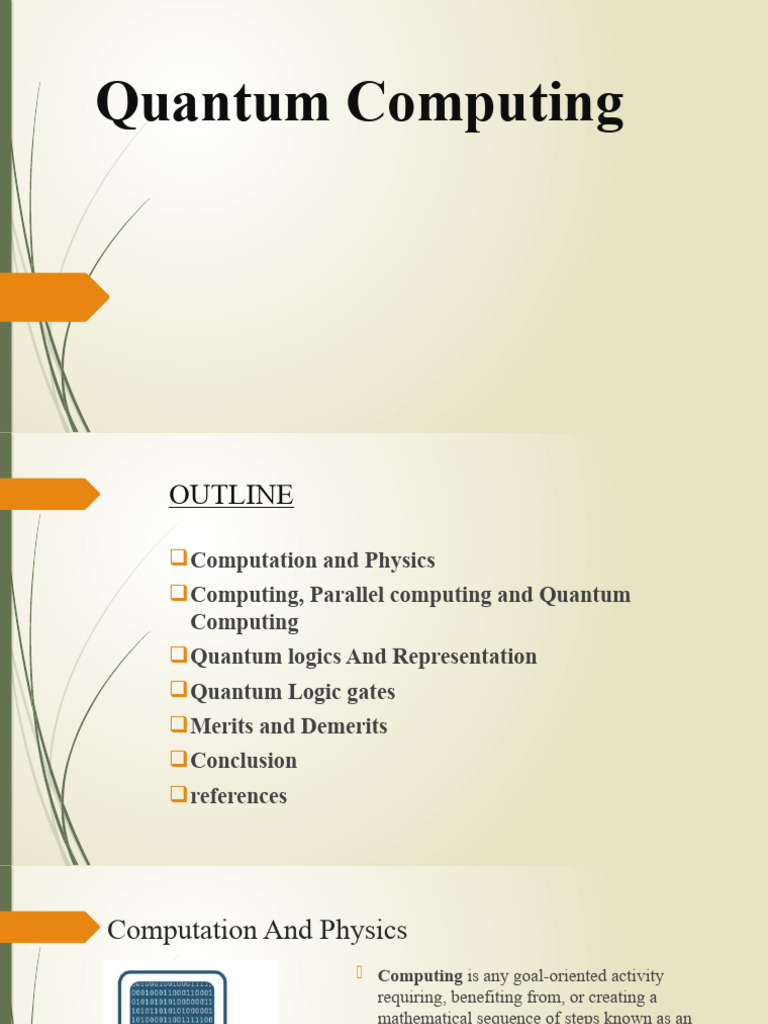 Quantum Computing | PDF Quantum Computing | PDF