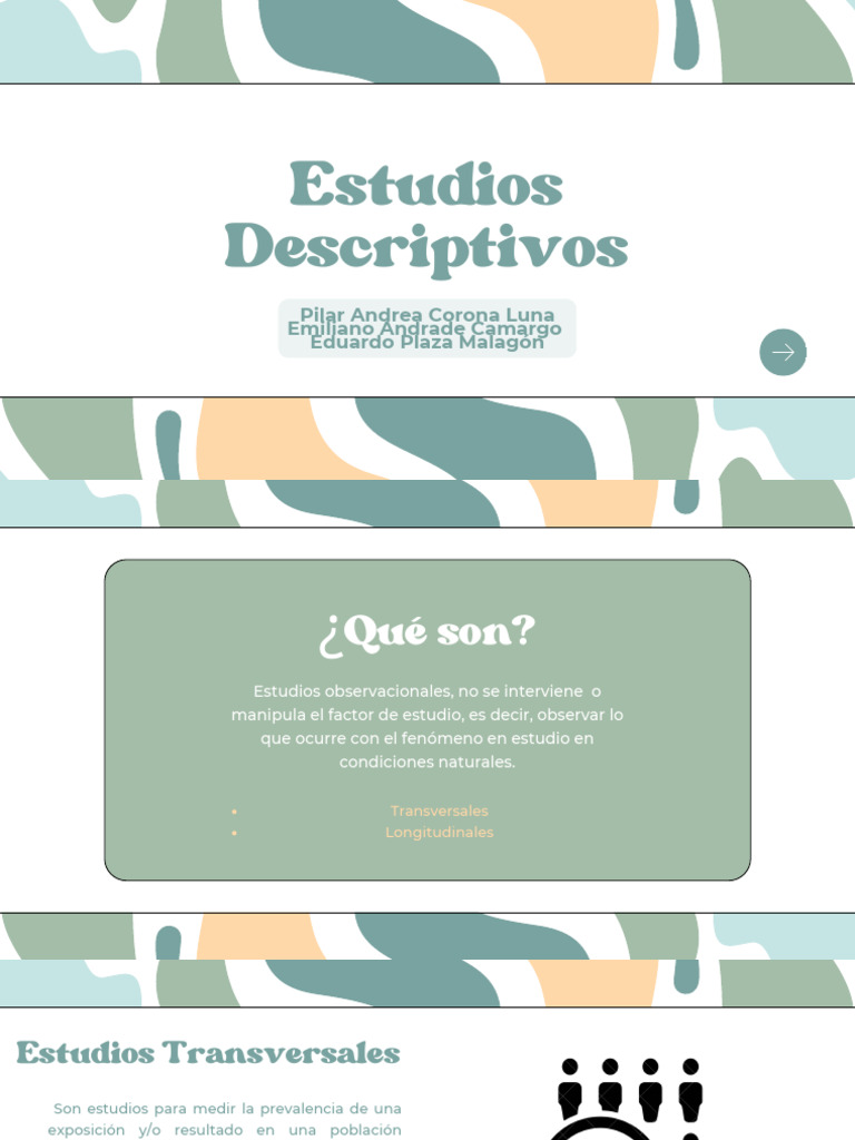 Estudios Descriptivos | PDF | Especialidades Medicas | Medicina CLINICA