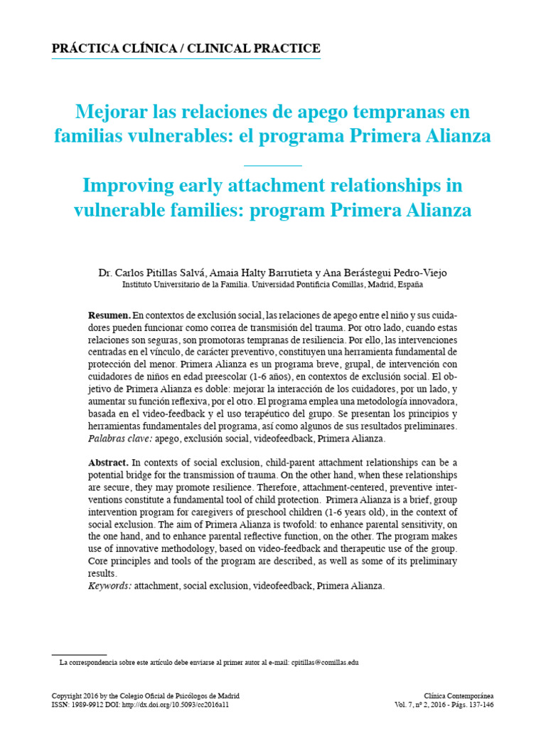 Apego | PDF | Teoría de apego | Sicología