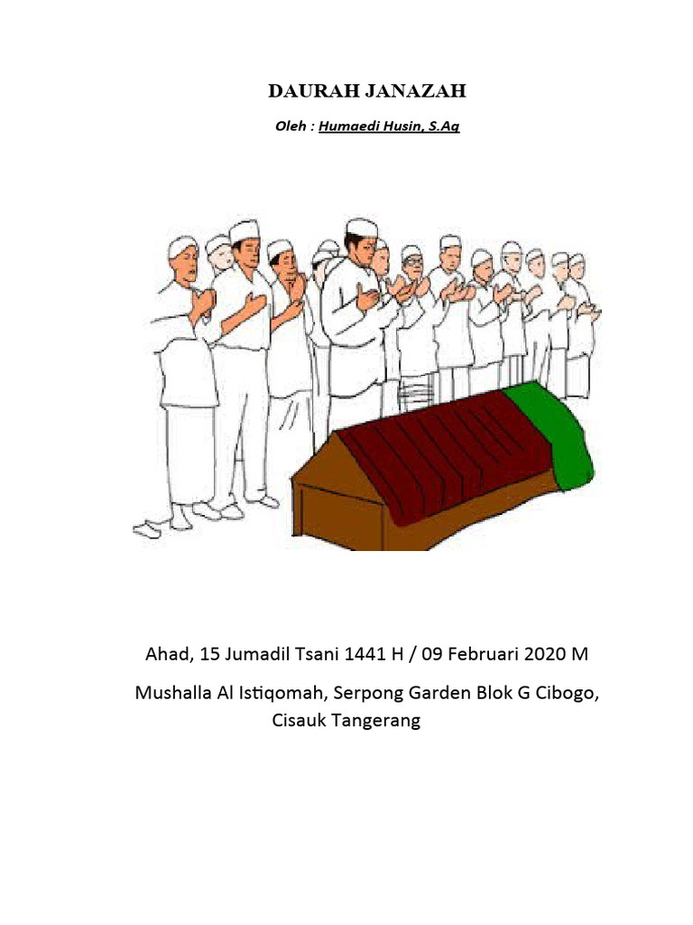 Tata Cara Memandikan Jenazah Lengkap | PDF | Kajian Bahasa Asing ...