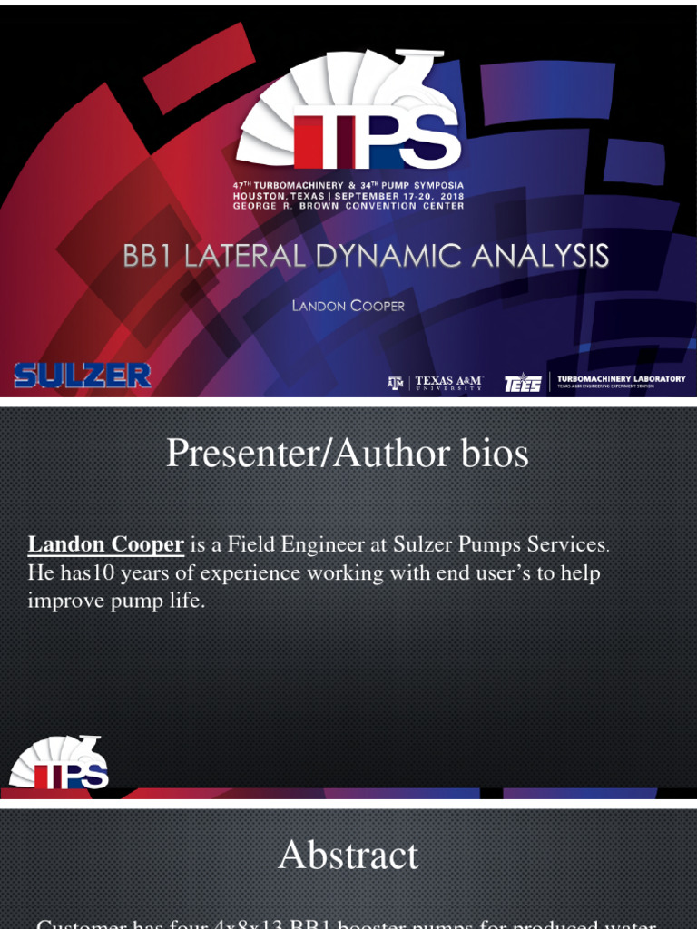 Sulzer Confidential | PDF | Pump | Turbomachinery