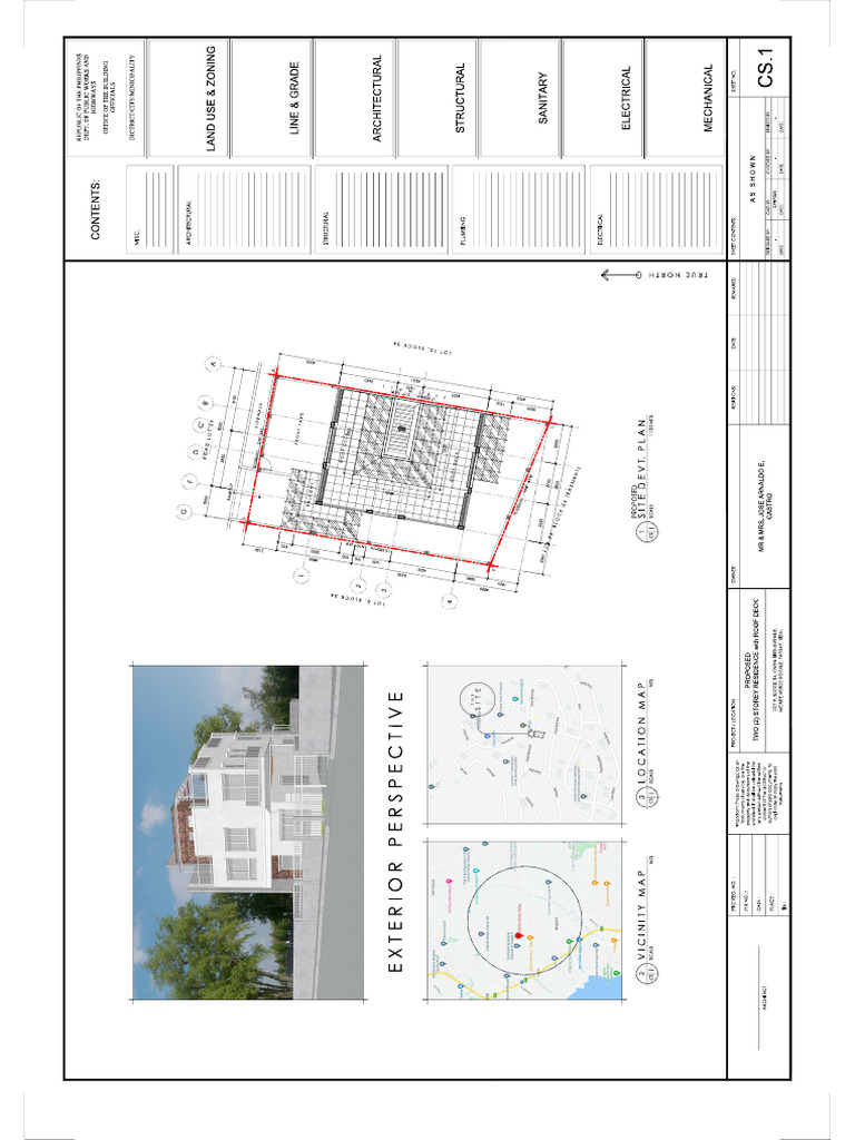 Residential Building Floor Plan | PDF