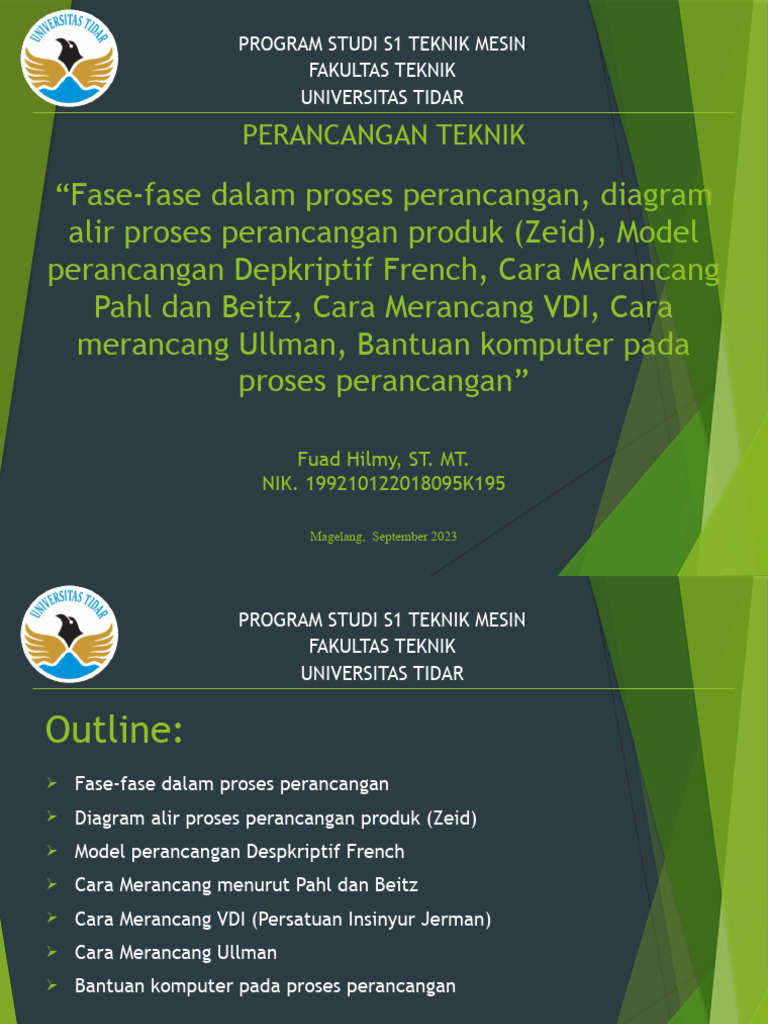 Fase-Fase Perancangan Teknik Mesin | PDF
