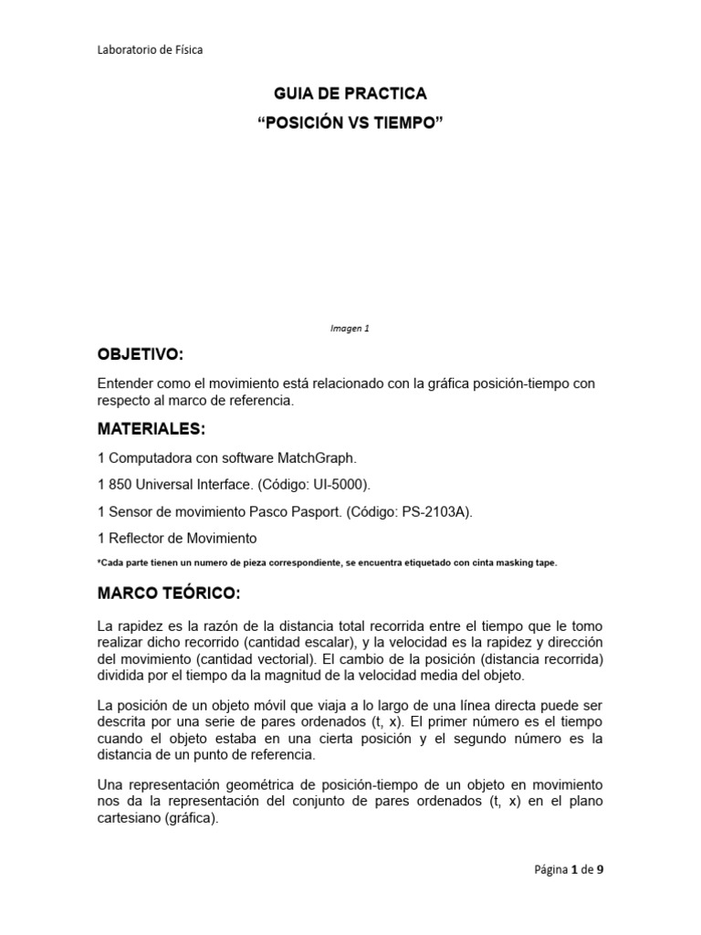 Posicion Vs Tiempo MatchGraph | PDF