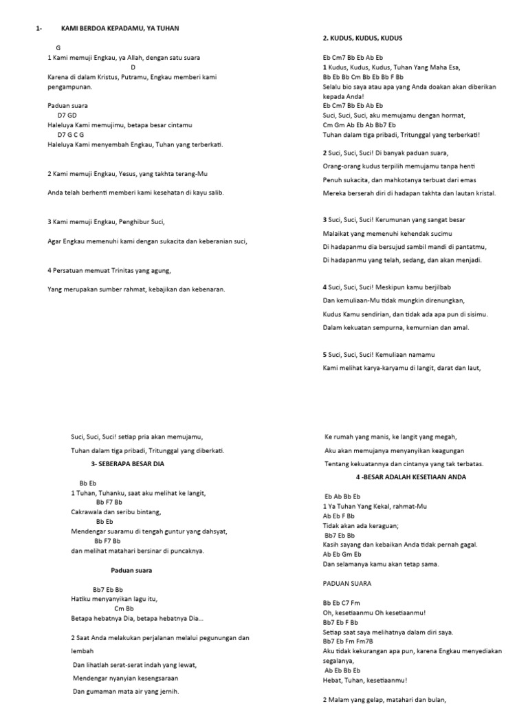 Baptis Hymanrio Dengan Akord | PDF