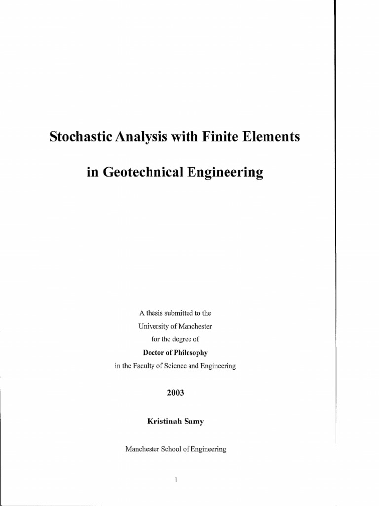 Stochastic Analysis With FE in GE | PDF | Weighted Arithmetic Mean ... Stochastic Analysis With FE in GE | PDF | Weighted Arithmetic Mean ...