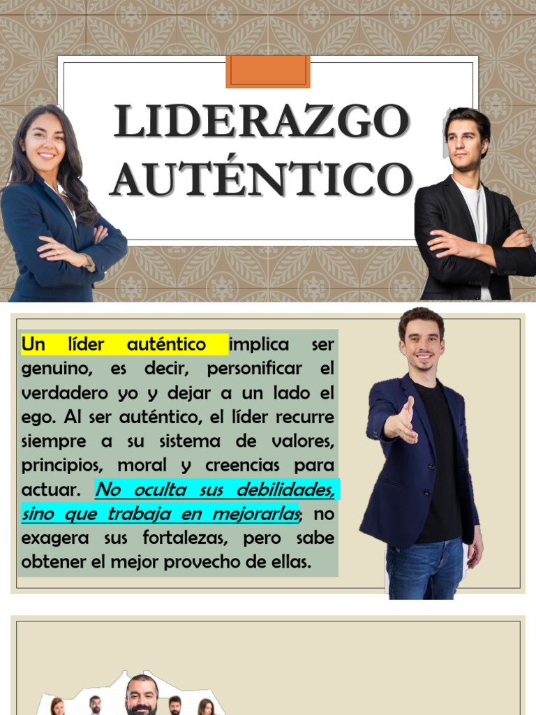 DIAPOSITIVAS Liderazgo Autentico | PDF