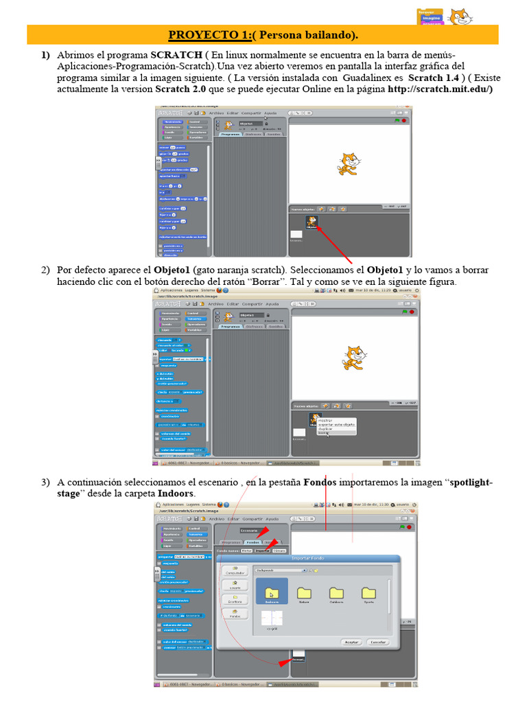 Tutorial - 1 (1) (Recuperado Automáticamente) | PDF | Scratch (lenguaje de programación ...