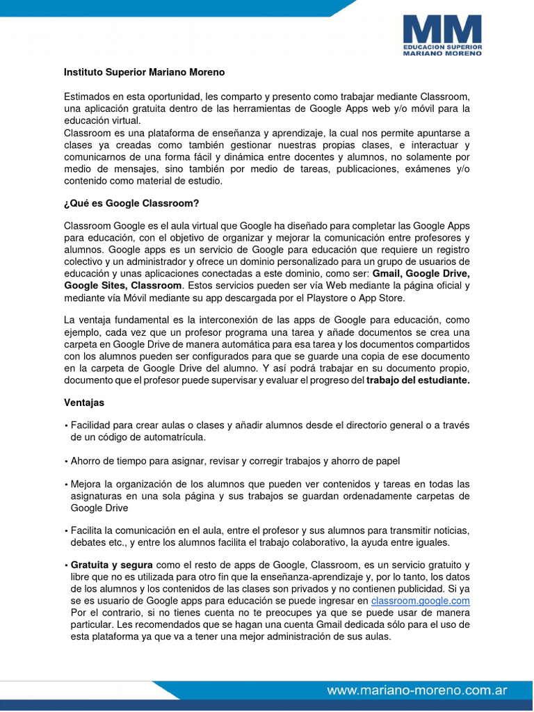 Tutorial Classroom | PDF