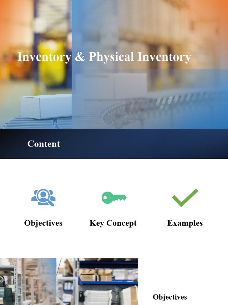 Physical Inventory Process Overview | PDF | Technology & Engineering