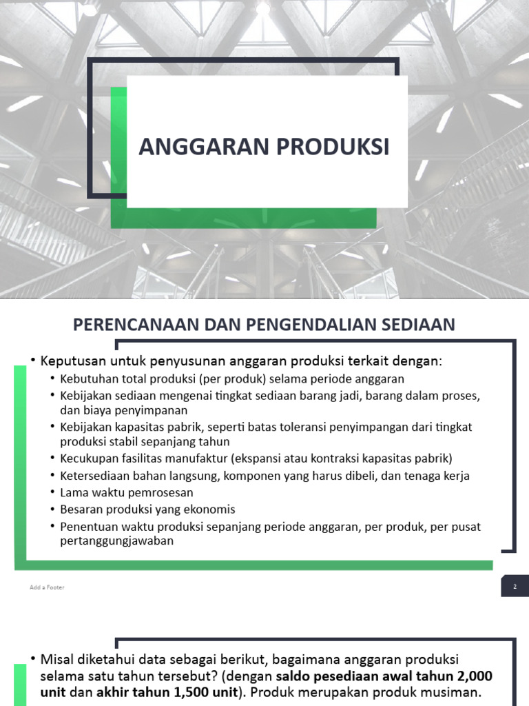4 Anggaran Produksi | PDF