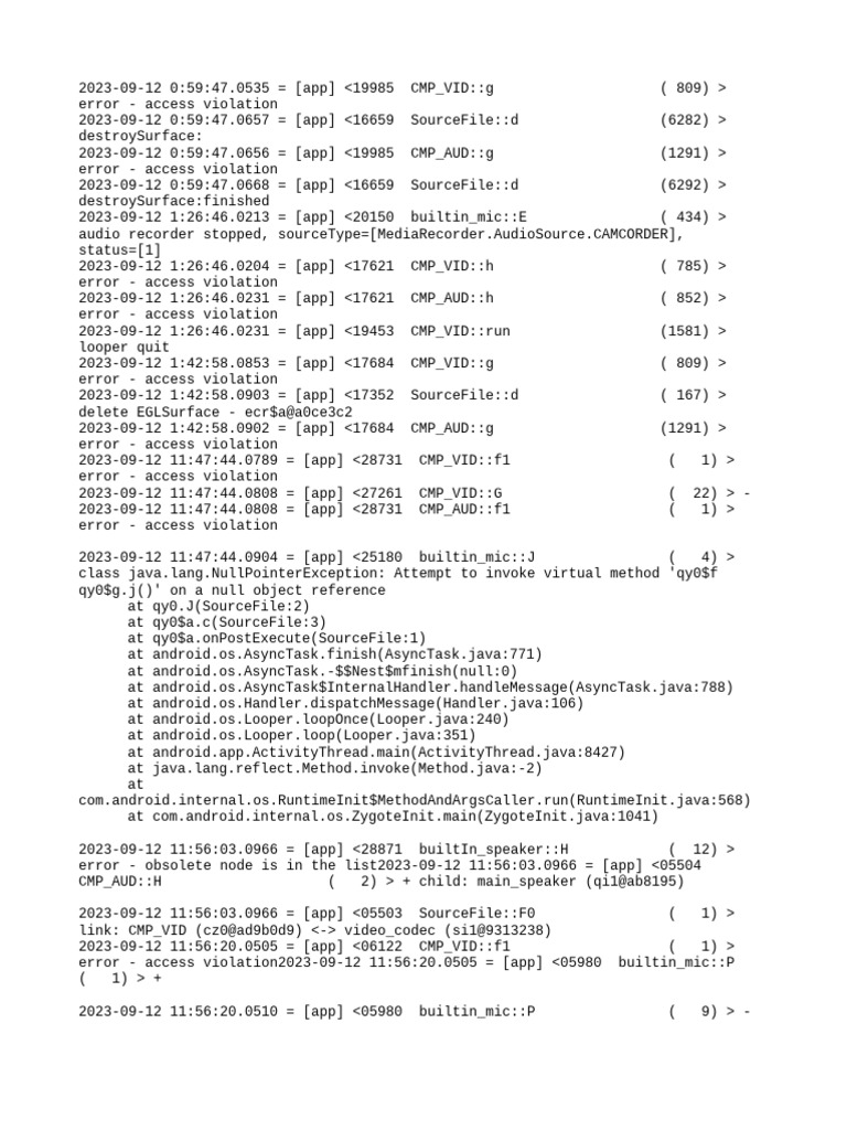 Usb Cam Log Pdf Java Programming Language Android Operating