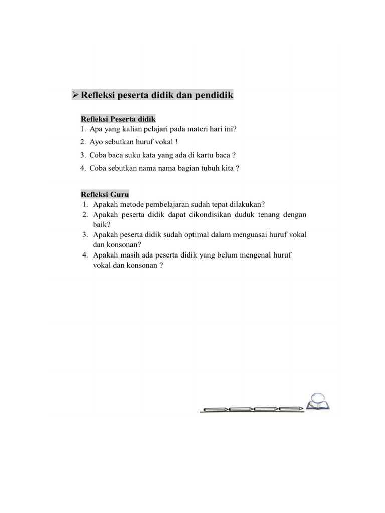 Refleksi Peserta Didik | PDF