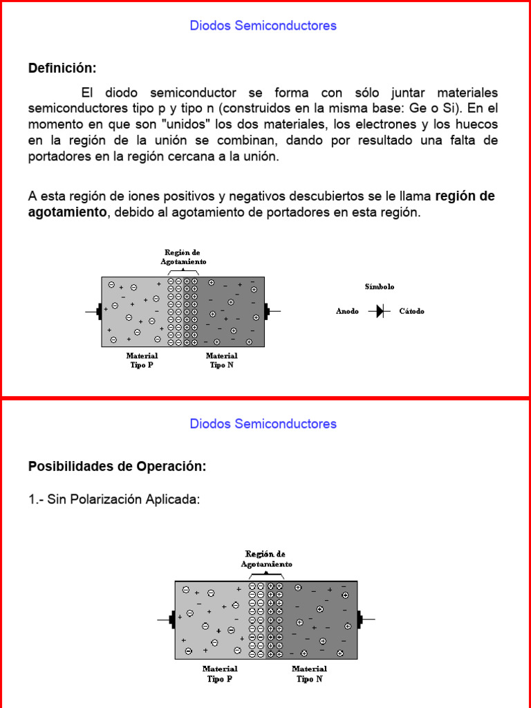 Diodos Semiconductores | PDF | Diodo | Semiconductores