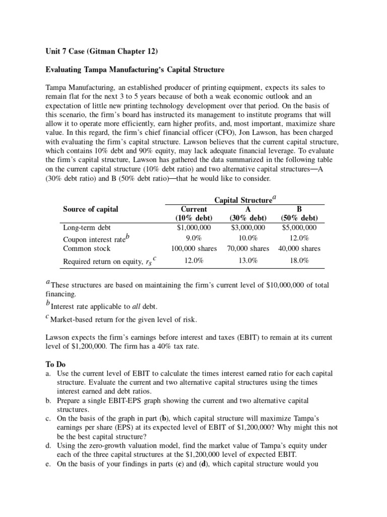 1 Chapter 12 Case Problem | PDF