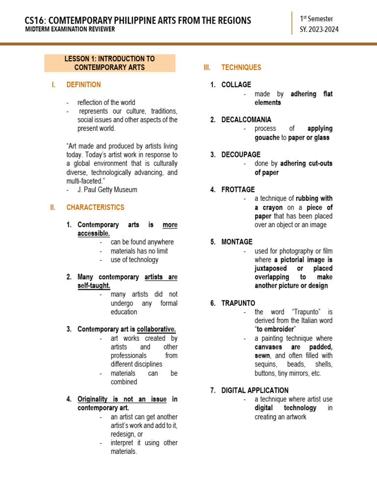Cpar Reviewer | PDF | Glasses | Vault (Architecture)