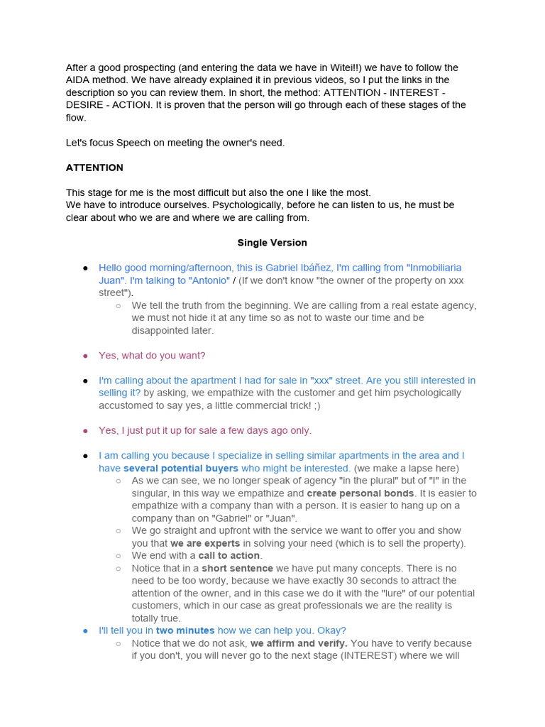 Speech Real Estate Acquisition | PDF