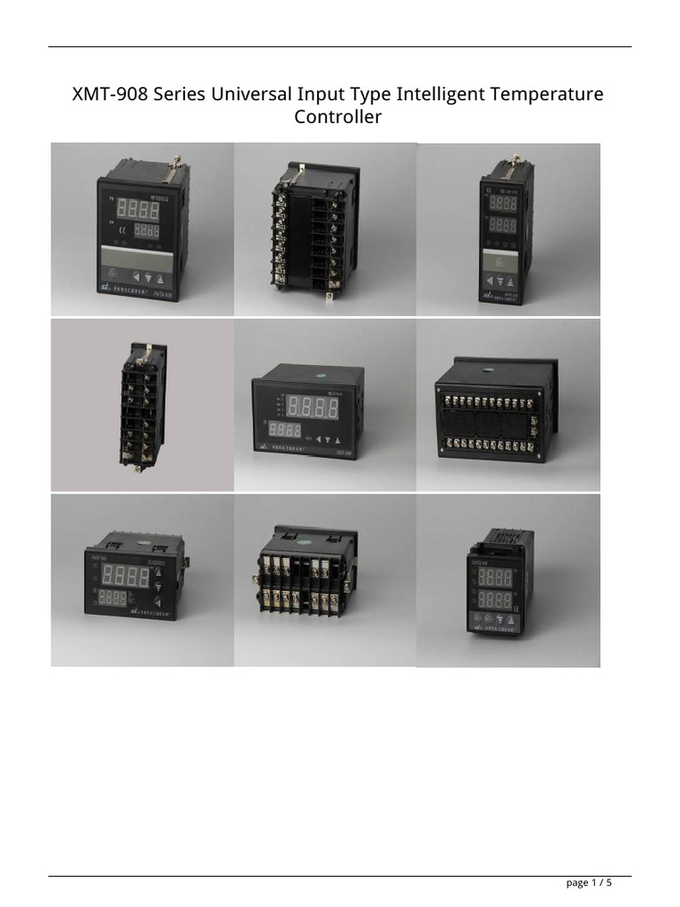 XMT 908 Series | PDF | Relay | Power Supply