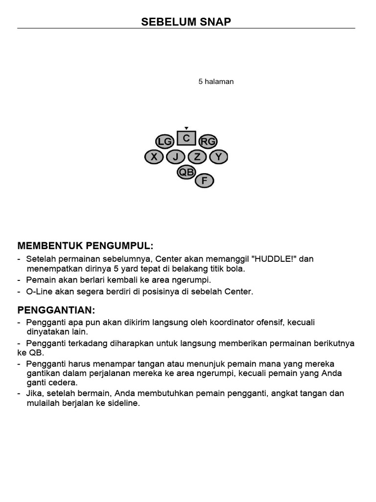 Buku Pedoman Serangan Wing-T 9 Orang | PDF