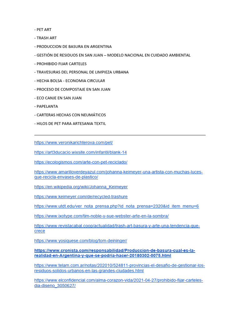 enlaces de informacion | PDF