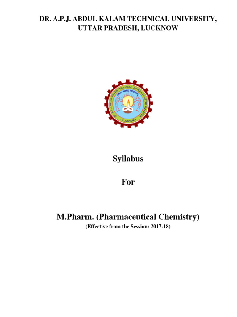 Pharmaceutical Chemistry Syllabus | PDF | Quantitative Structure–Activity Relationship ...