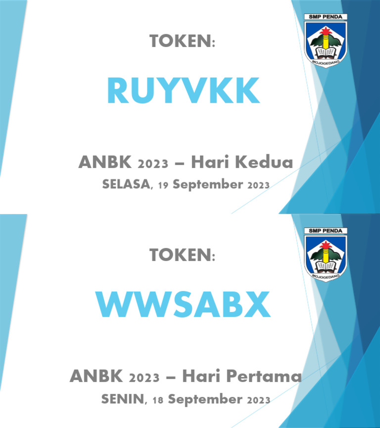 Token Anbk 2023 | PDF