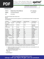 Drinking Water Test Report | PDF | Bacteria | Chemical Compounds