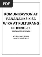 Wika Sa Konteksto NG Radyo at Telebisyon | PDF