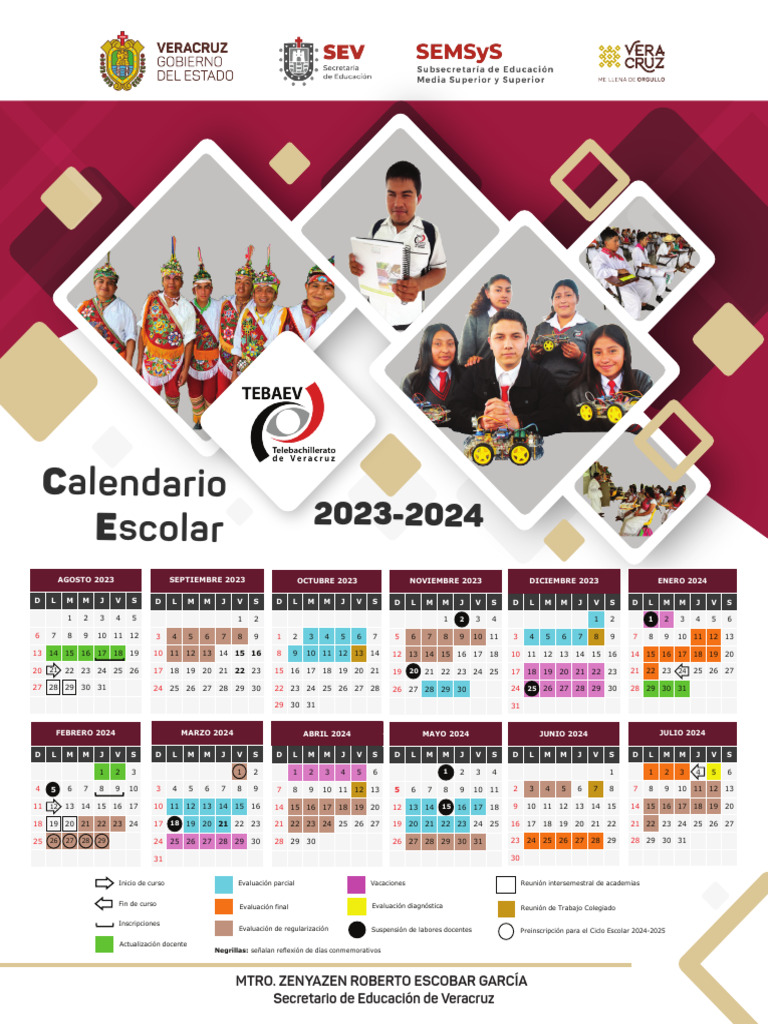 Calendario TEBAEV 2023-2024 - TC | PDF