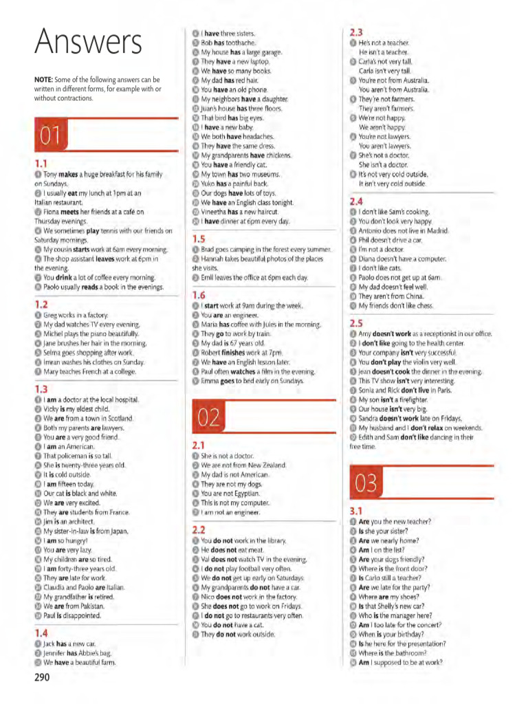 English For Everyone English Grammar Guide Practice Book - Answer | PDF ...