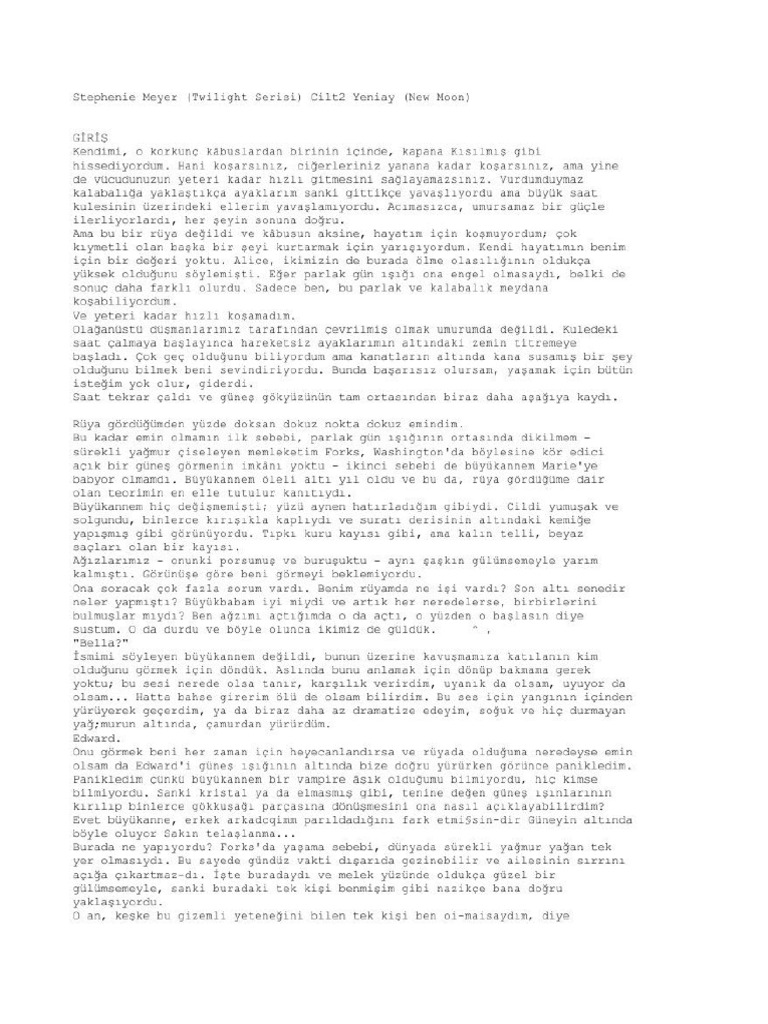 Stephenie Meyer - Cilt 2 Yeniay | PDF
