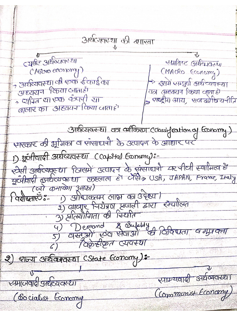 Economic Survey Notes Ranjeet Sir | PDF