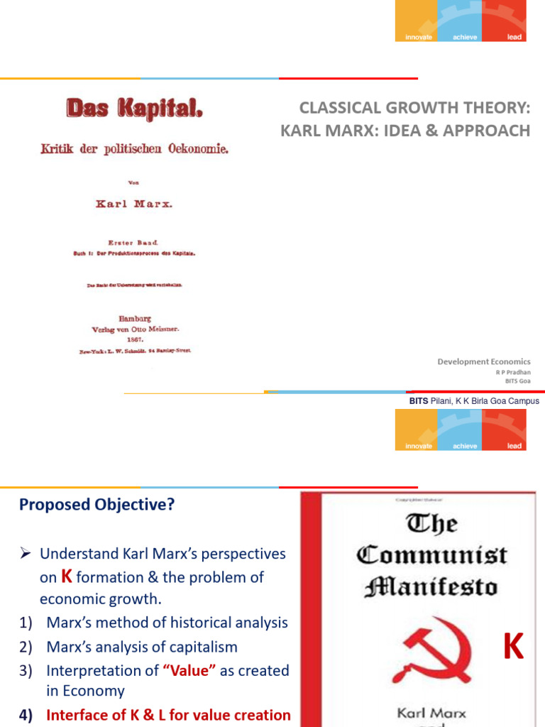 Marx Growth Theory | PDF | Karl Marx | Capitalism