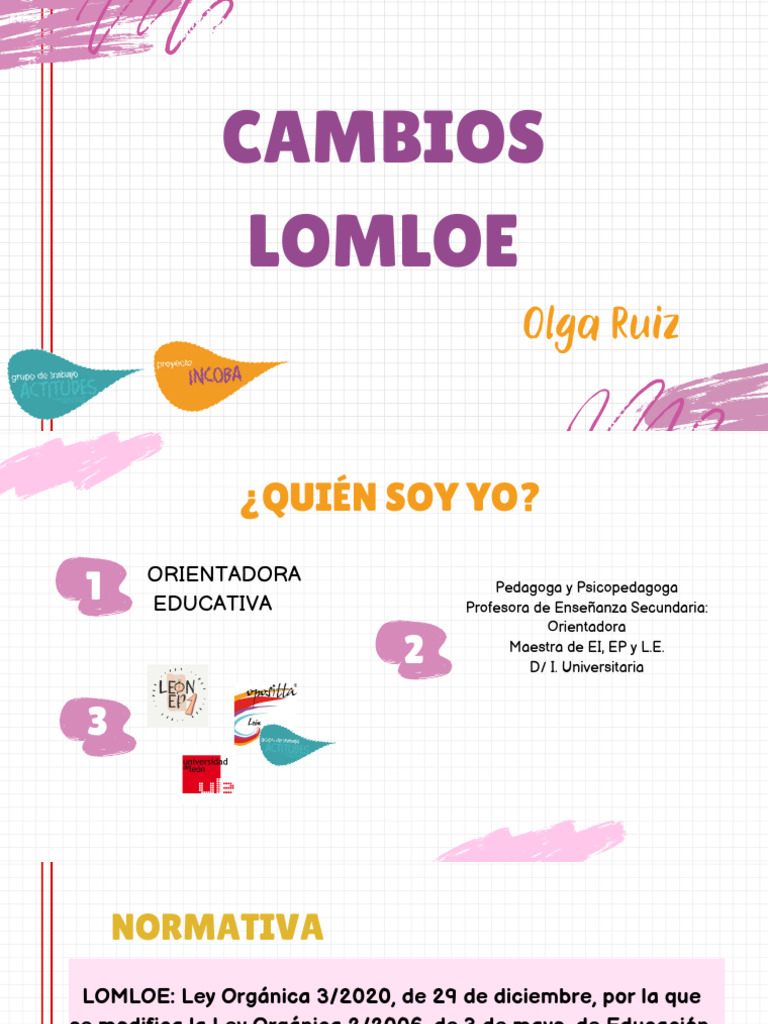 Cambios Lomloe | PDF | Evaluación | Educación primaria