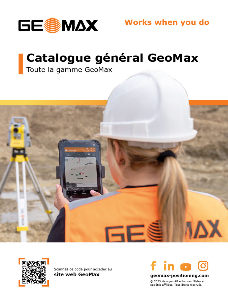 GeoMax General Catalogue 820584 1022 FR LR | PDF