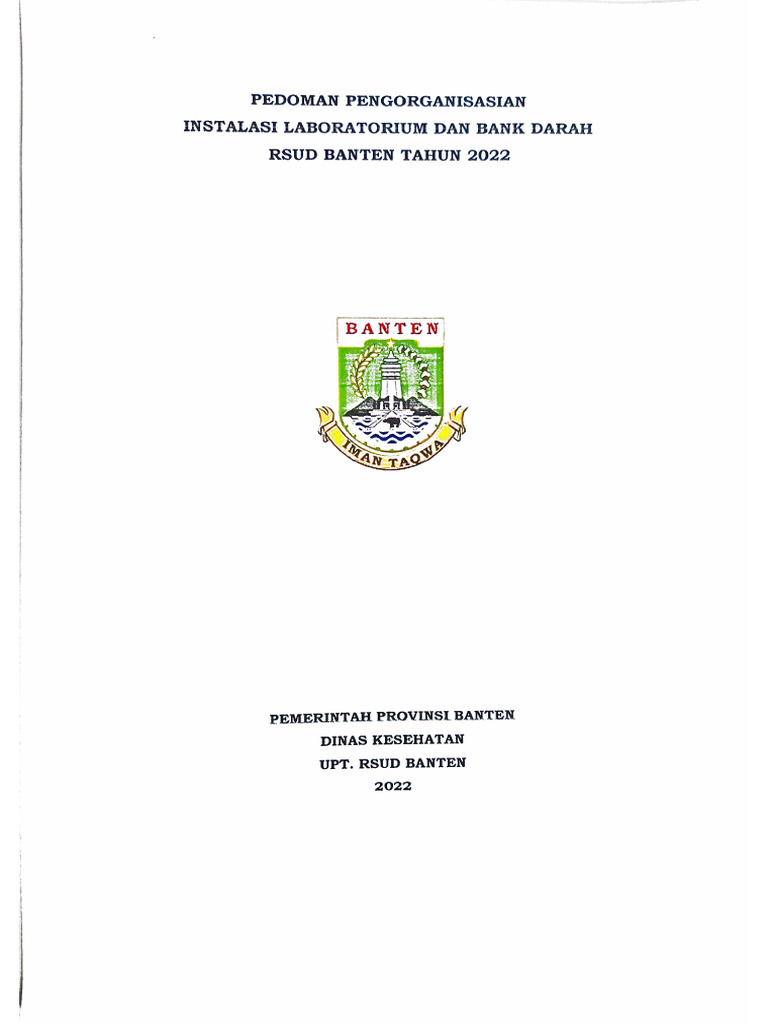 pedoman pengorganisasian lab dan bdrs | PDF
