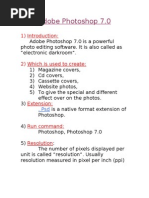 Overview of Photoshop CS8 Components | PDF | Adobe Photoshop | Pixel