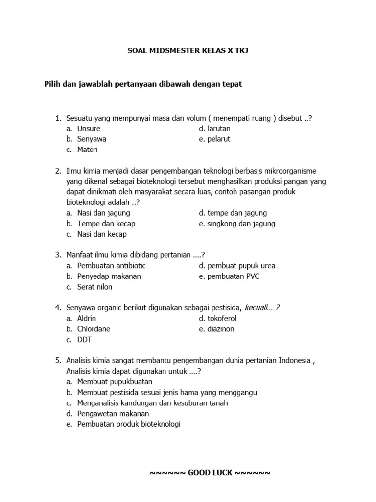 Kelas TKJ | PDF