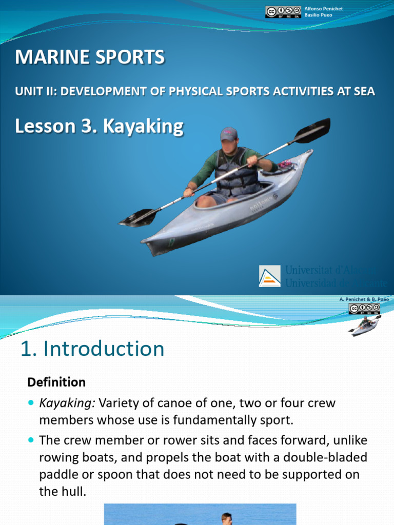 Lesson 3 Kayaking | Download Free PDF | Kayak | Canoe