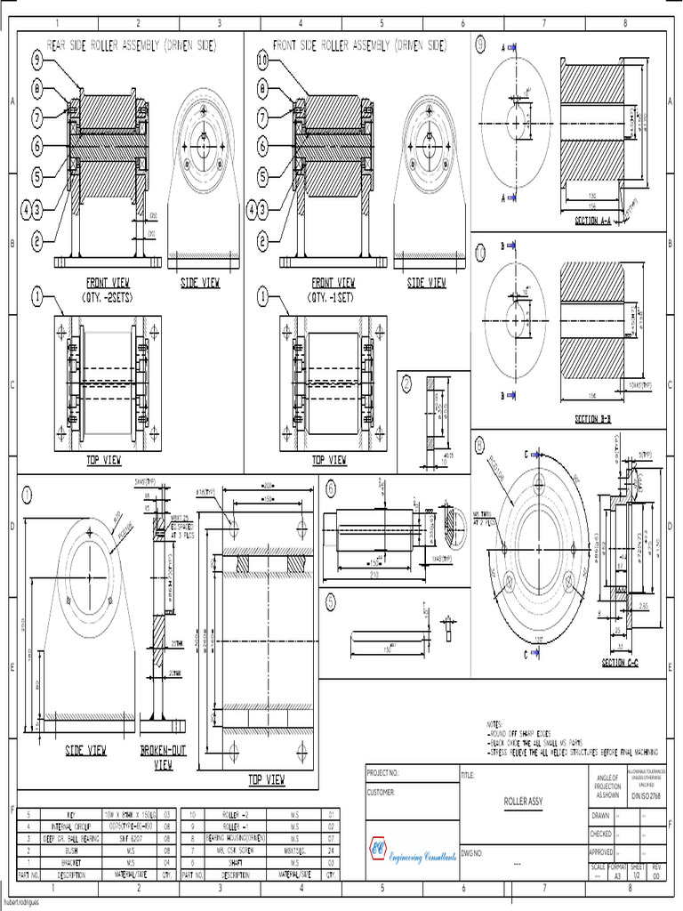 Roller Assembly Tolerances Guide | PDF