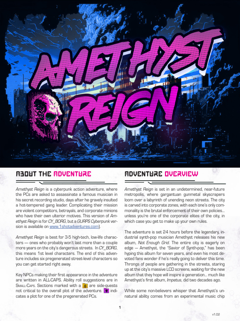 Amethyst Reign CYBORG | PDF