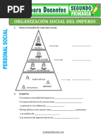 Organización Social Del Imperio Incaico para Segundo Grado de Primaria | PDF | Imperio Inca ...