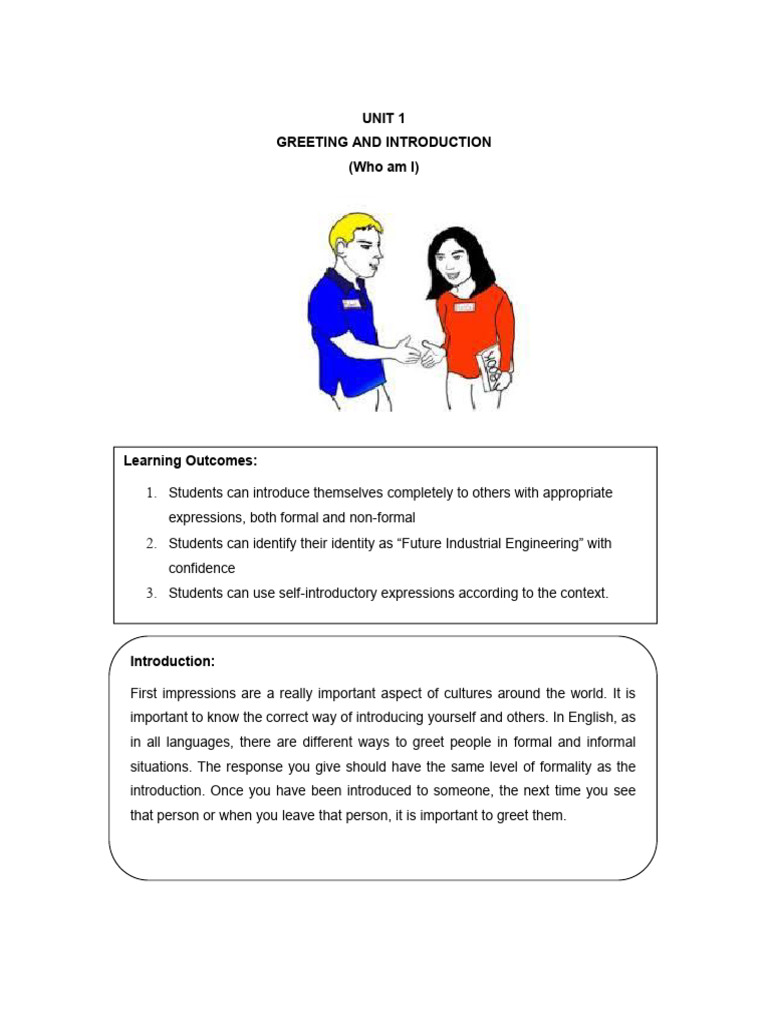UNIT 1. Introduction | PDF